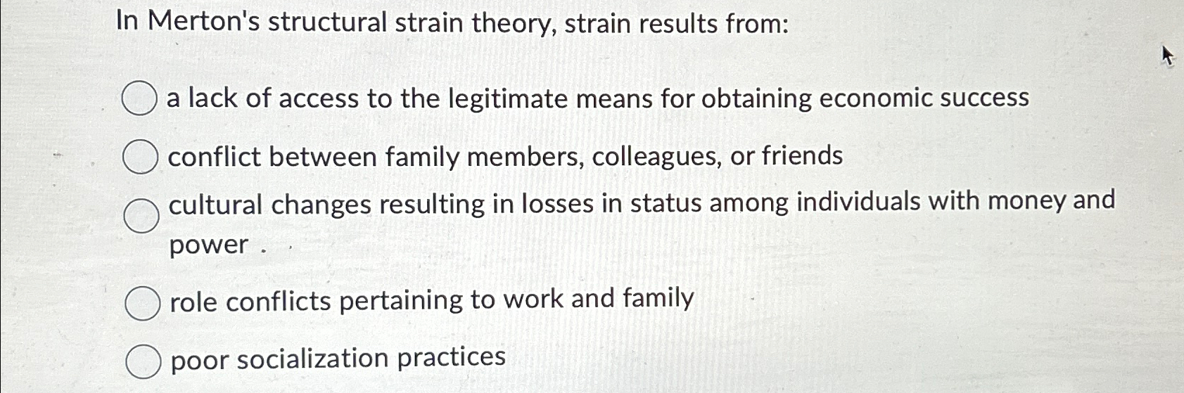 Solved In Merton's structural strain theory, strain results | Chegg.com
