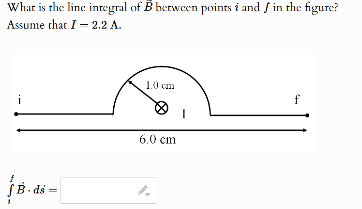Solved What is ﻿the line integral of ﻿vec(B) ﻿between points | Chegg.com