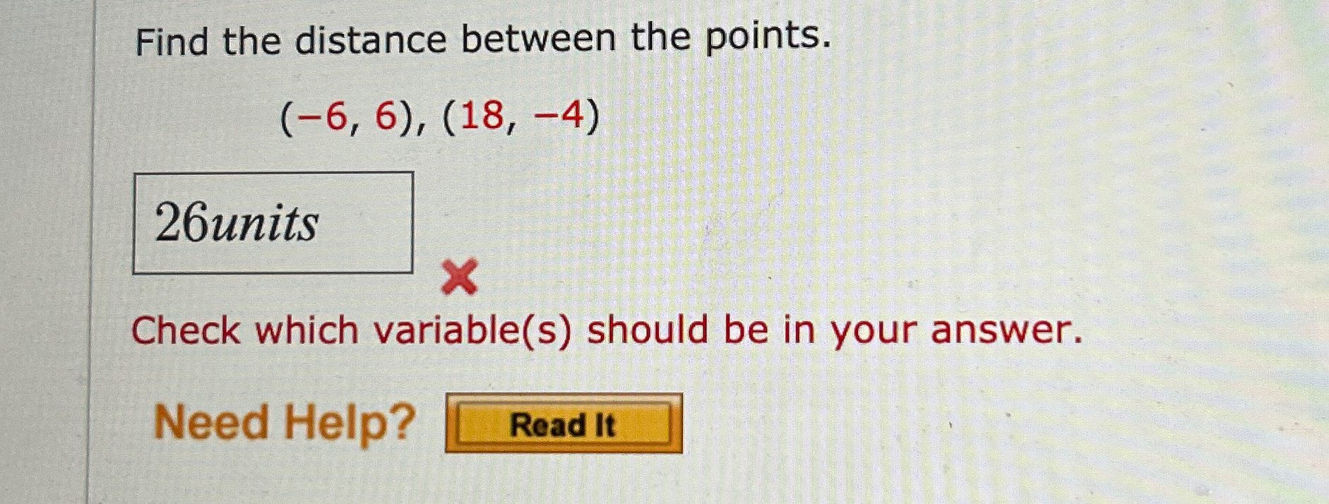 Solved Find the distance between the | Chegg.com