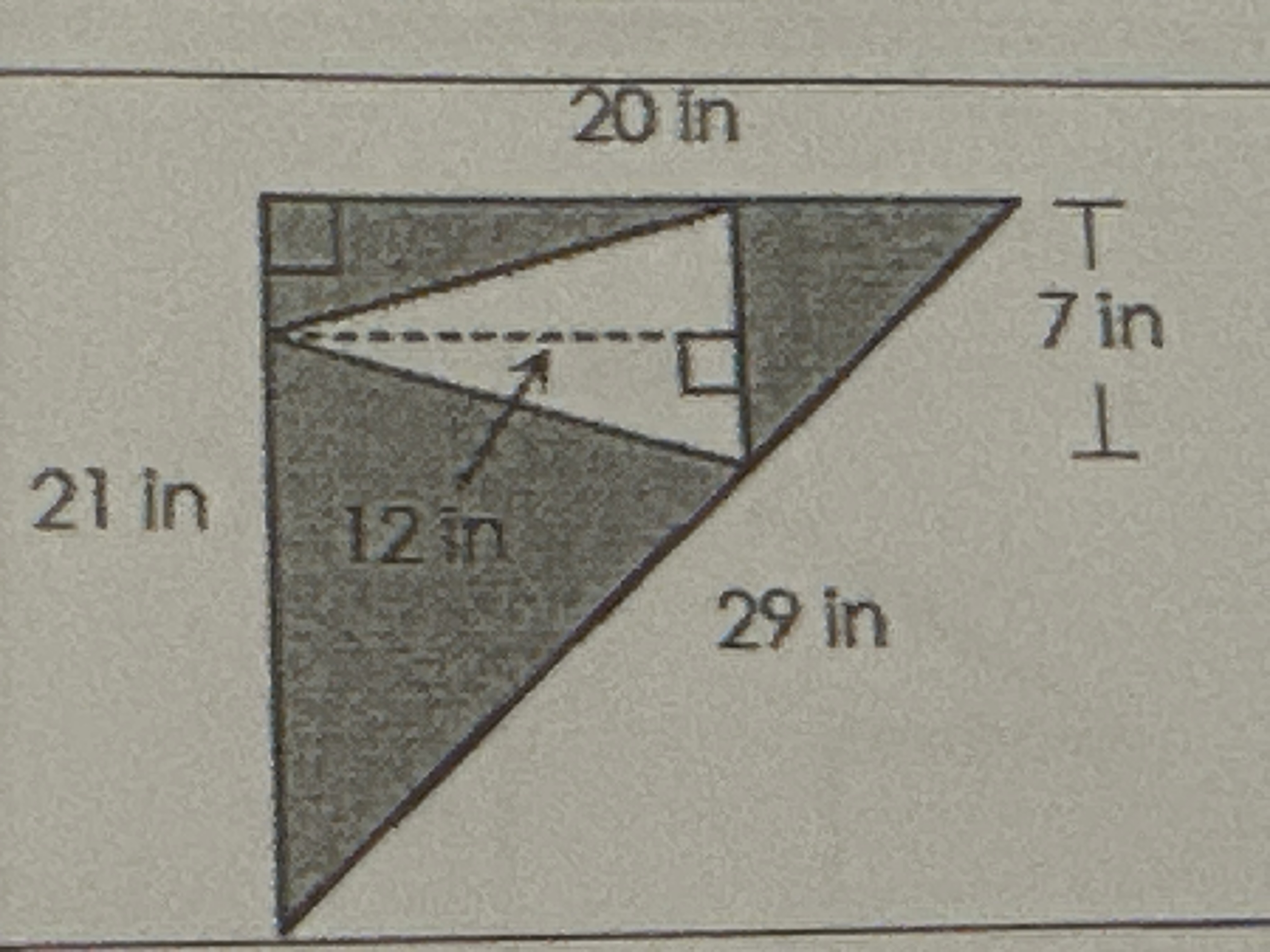 Solved find the area of the shaded region. assume all lines | Chegg.com