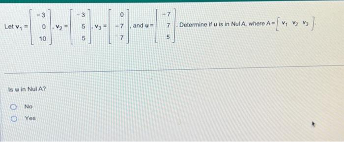 Solved Let v1=⎣⎡−3010⎦⎤,v2=⎣⎡−355⎦⎤,v3=⎣⎡0−77⎦⎤, and | Chegg.com