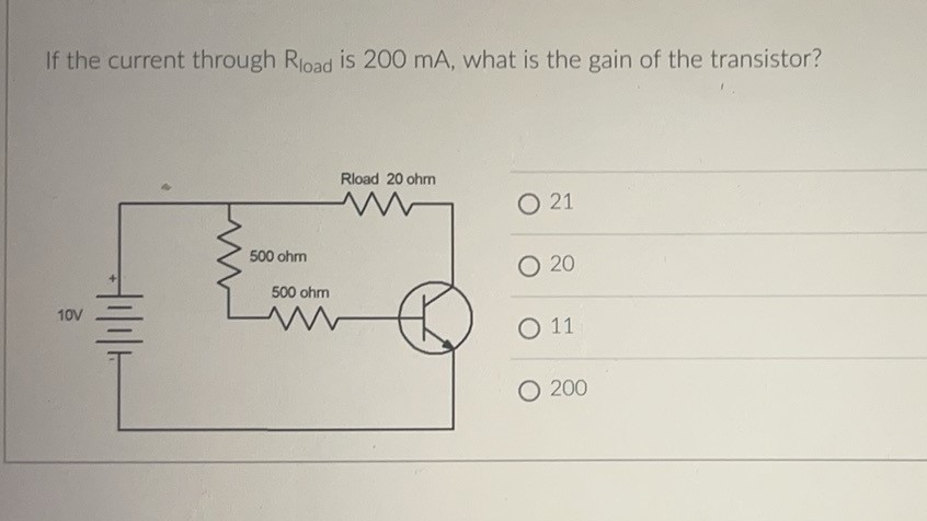 Solved If the current through Rload ﻿is 200 ﻿mA, ﻿what is | Chegg.com