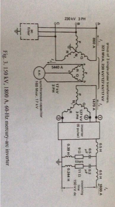 Solved 4. In the mercury-are inverter system in Fig. 3, the | Chegg.com