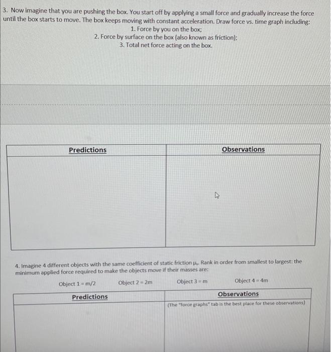 Solved 1. Sketch the FBD of a man pushing a box along a | Chegg.com
