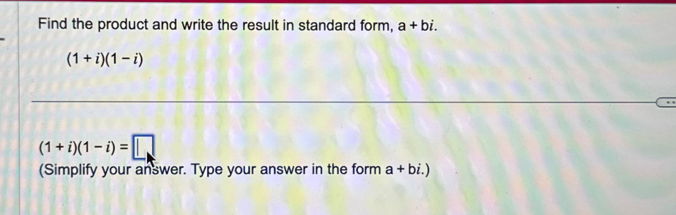 Solved Find the product and write the result in standard | Chegg.com