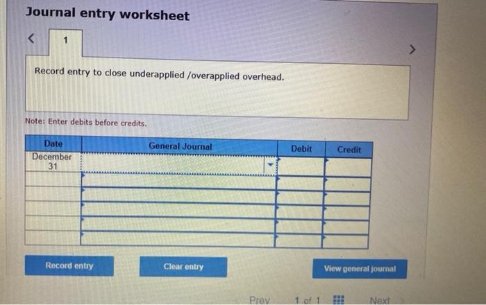 Solved Exercise 2-27 (Algo) Computing applied overhead and | Chegg.com