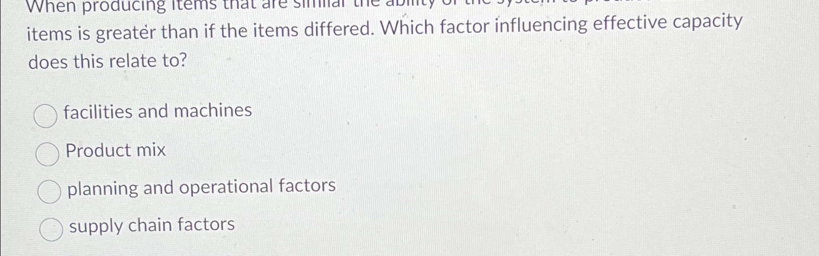Solved items is greater than if the items differed. Which | Chegg.com