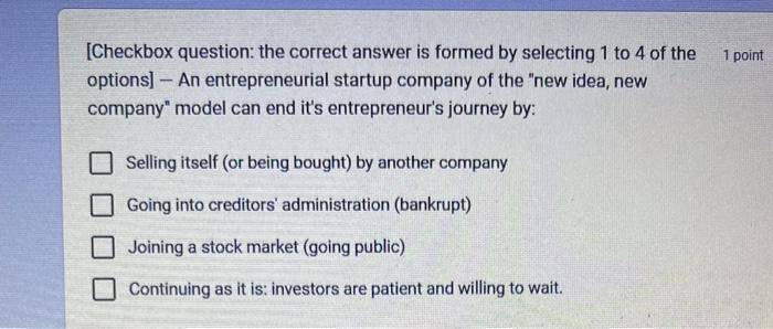 Solved [Checkbox question: the correct answer is formed by | Chegg.com