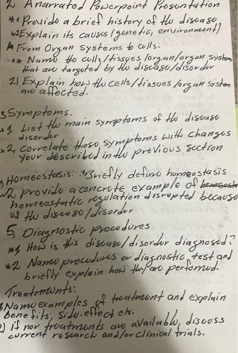 Solved * Please help phe with this Presentation outline. | Chegg.com