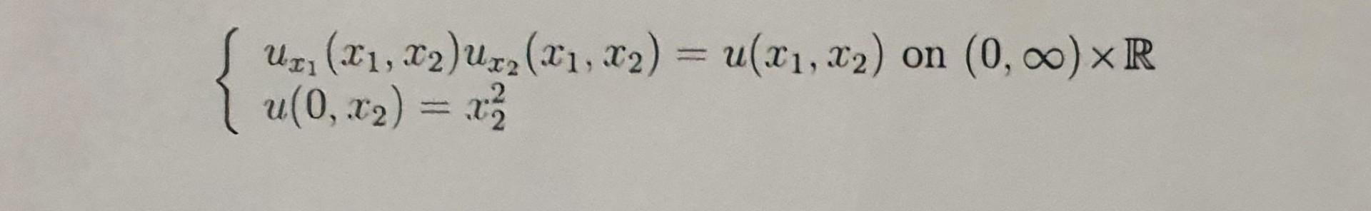 Solved how to solve this non linear partial differential | Chegg.com