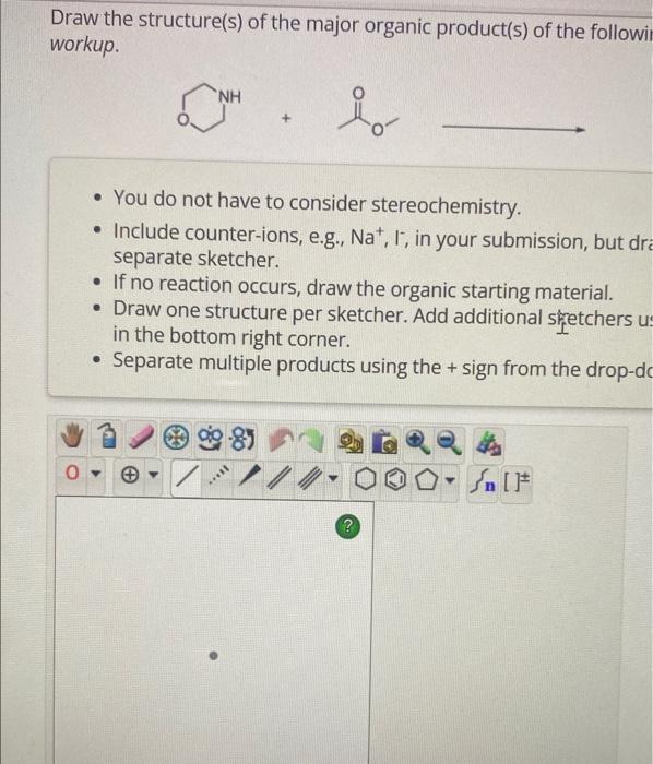 Solved Draw the structure(s) of the major organic product(s) | Chegg.com