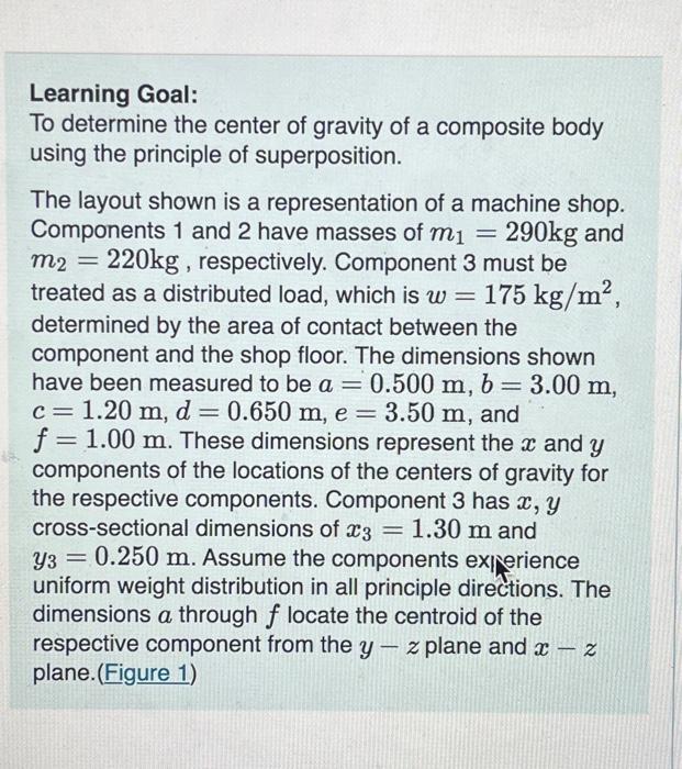 Solved To determine the center of gravity of a composite | Chegg.com