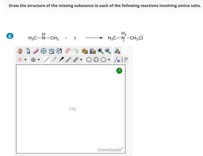 Solved Draw the structure of the missing substance in each | Chegg.com