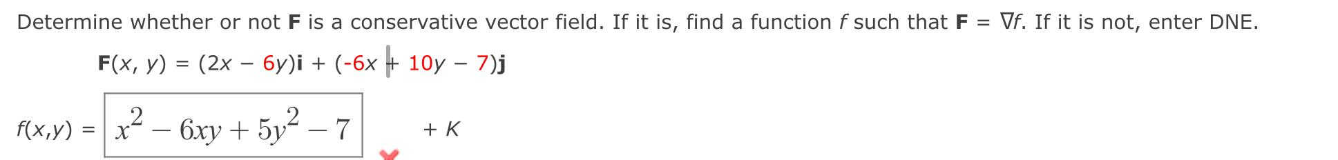 Solved Determine whether or not F ﻿is a conservative vector | Chegg.com