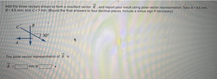Solved Add the three vectors shown to form a resultant | Chegg.com