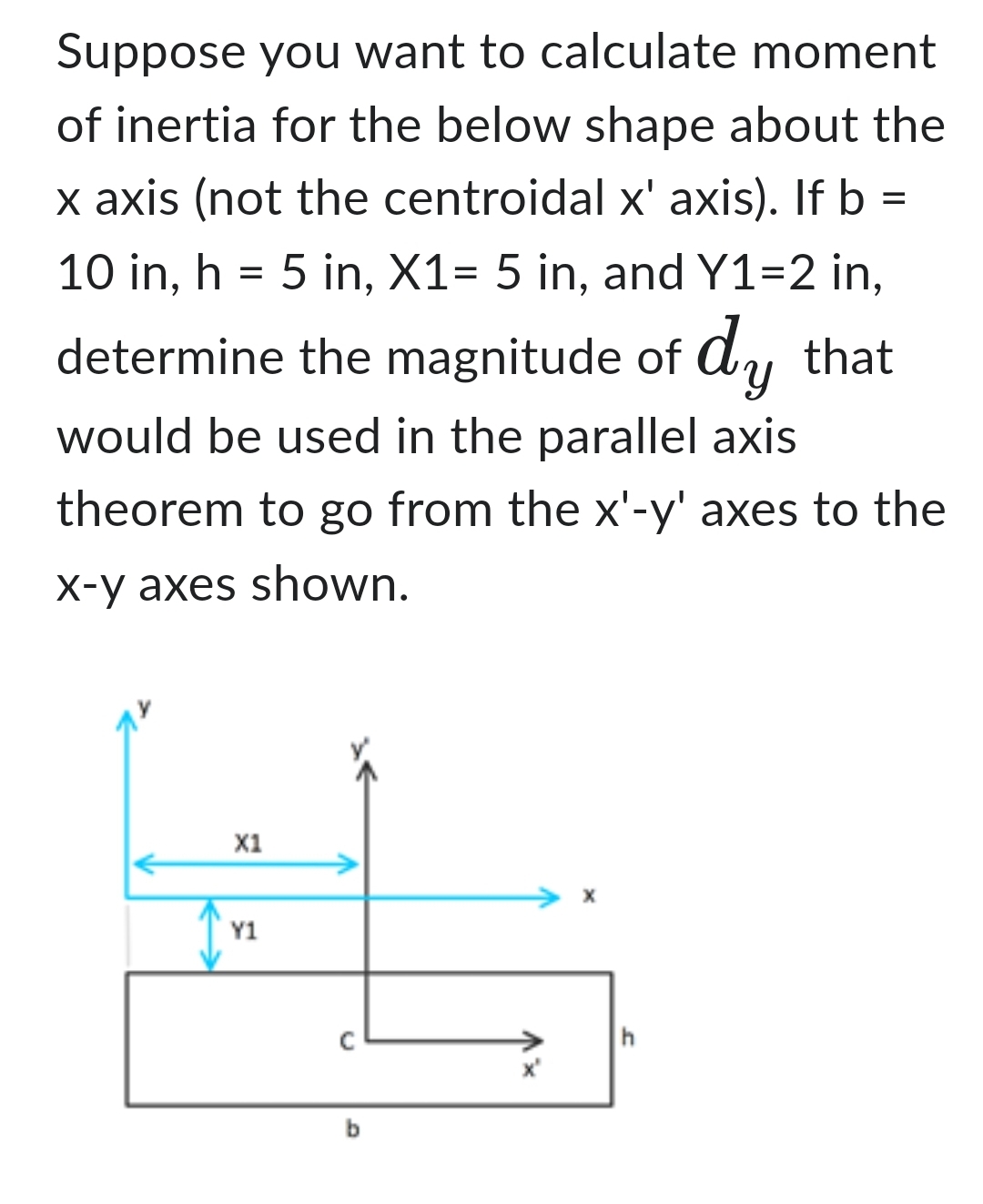 Solved Suppose you want to calculate moment of inertia for | Chegg.com