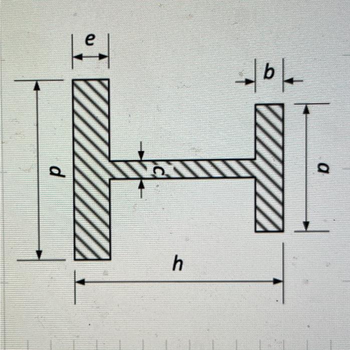 Solved The cross section and dimensions of a 8 m long | Chegg.com