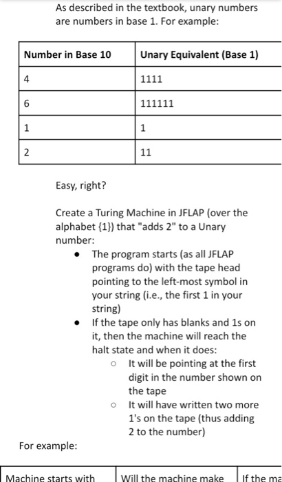 Solved Create a Turing Machine in JFLAP (over the alphabet | Chegg.com