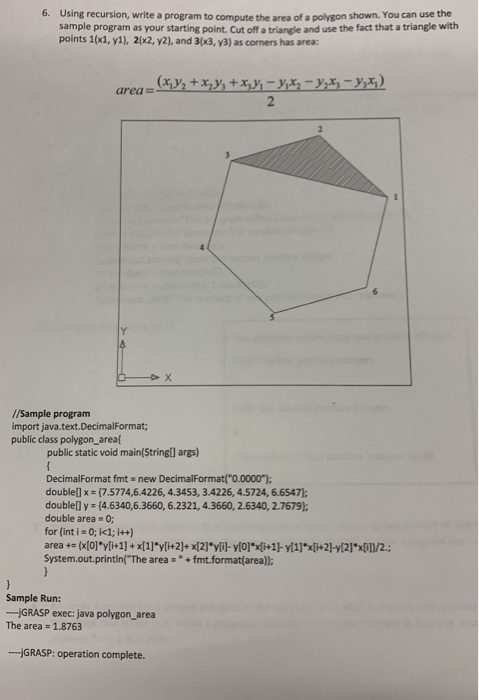 Solved 6 Using Recursion Write A Program To Compute The 2880
