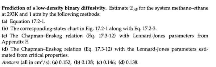 Prediction Of A Low Density Binary Diffusivity