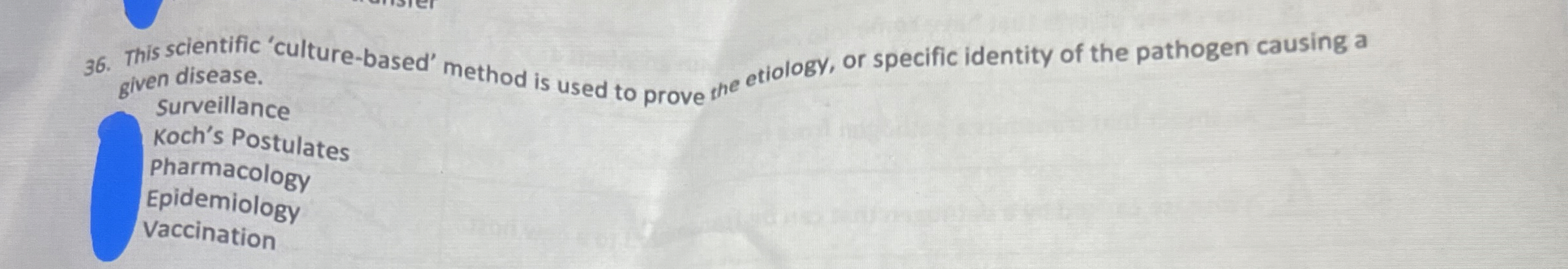 Solved This scientific 'culture-based' method is used to | Chegg.com