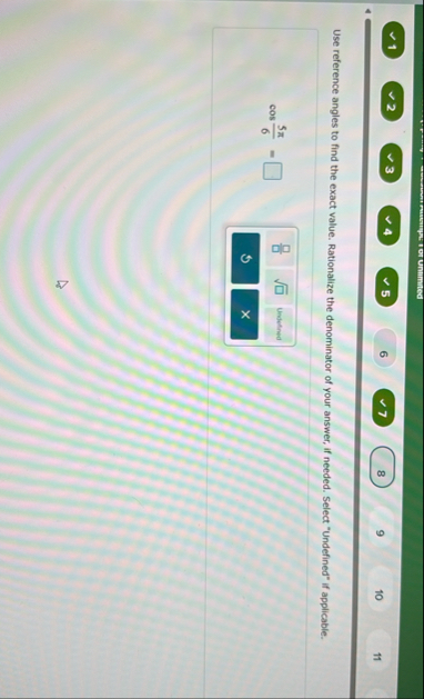 Solved Use reference angles to find the exact value. | Chegg.com