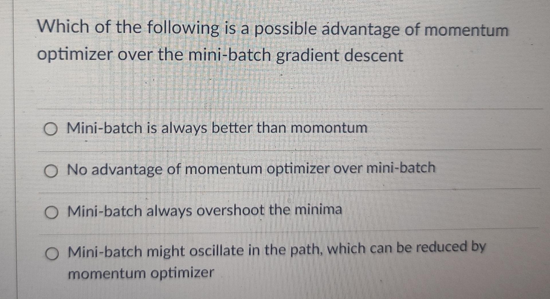 Solved Which of the following is a possible advantage of | Chegg.com