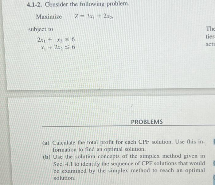 Solved 4.1-2. Consider the following problem. Maximize | Chegg.com