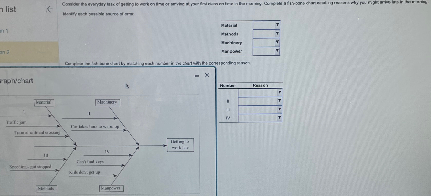 I listIdentify each possible source of | Chegg.com