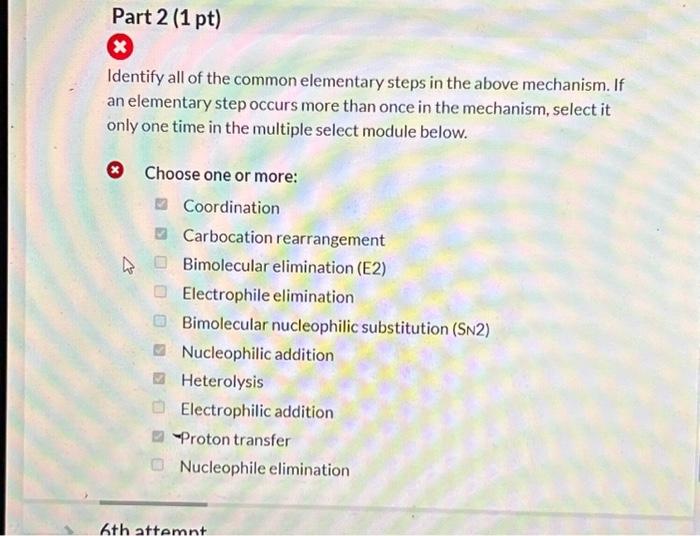 Solved Identify all of the common elementary steps in the | Chegg.com