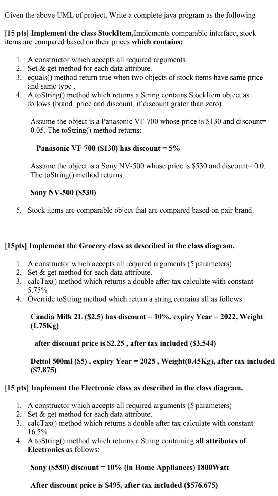 Solved HELLO PLEASE SOLVE IT AS SOON AS SOON SOLVE IN JAVA | Chegg.com