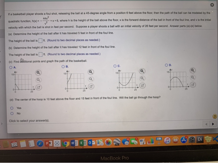 Solved If a basketball player shoots a foul shot, releasing | Chegg.com