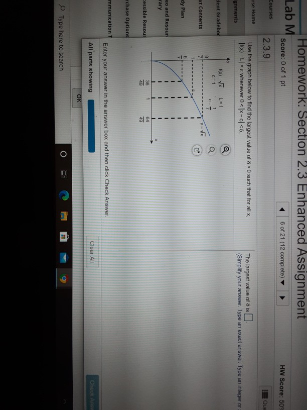 Solved Homework: Section 2.3 Enhanced Assignment Lab M | Chegg.com Solved Homework: Section 2.3 Enhanced Assignment Lab M | Chegg.com
