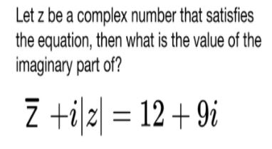 Solved Let z ﻿be a complex number that satisfiesthe | Chegg.com