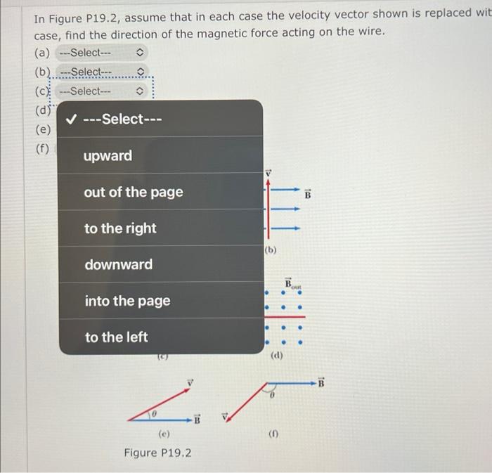 Solved In Figure P19.2, assume that in each case the | Chegg.com