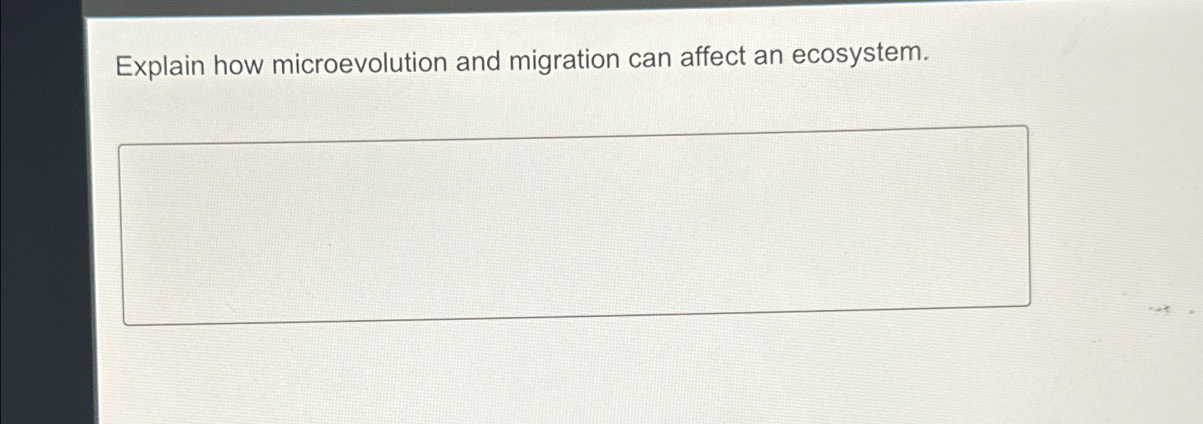 Solved Explain how microevolution and migration can affect | Chegg.com