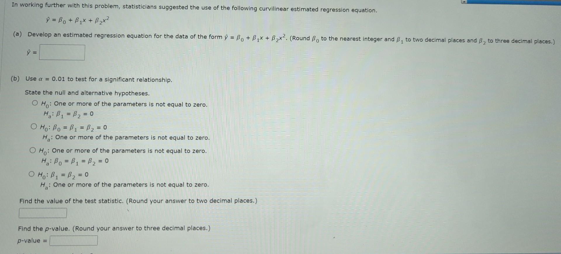 Solved A statistical program is recommended. A highway | Chegg.com