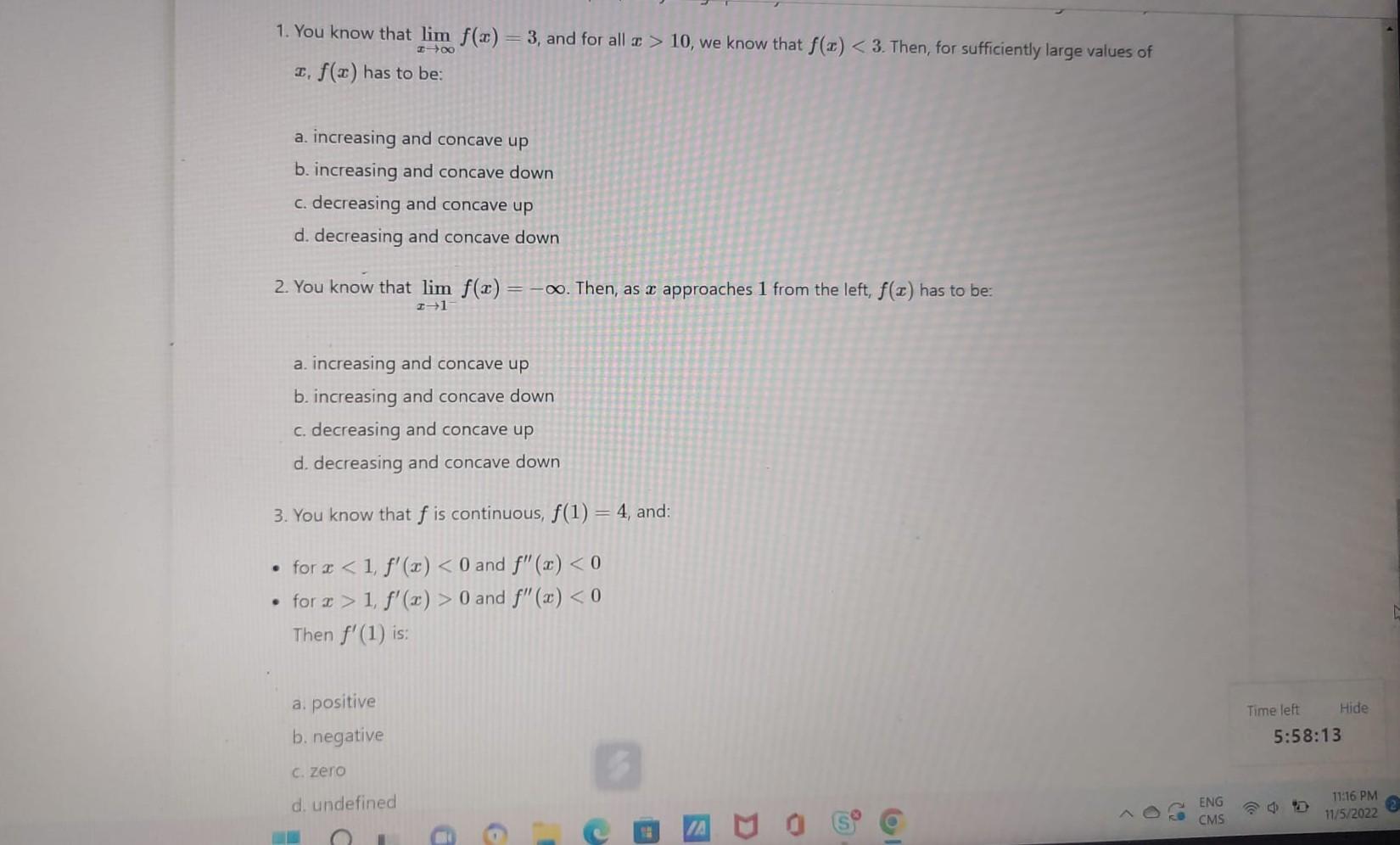 Solved Below you are presented with three scenarios, each | Chegg.com