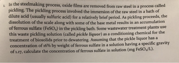 Solved , In the steelmaking process, oxide films are removed | Chegg.com