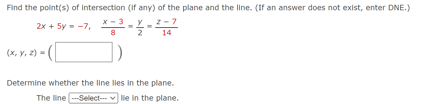Solved Find the point(s) ﻿of intersection (if any) ﻿of the | Chegg.com