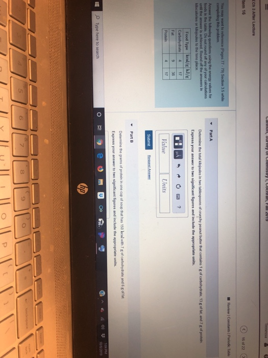 Solved Determine The Total Kilojoules In Two Tablespoons Of Chegg solved-determine-the-total-kilojoules-in-two-tablespoons-of-chegg