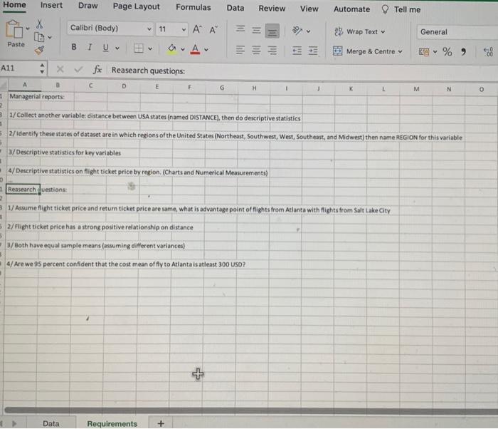 fxHome Insert Draw Page Layout Formulas Data Review | Chegg.com