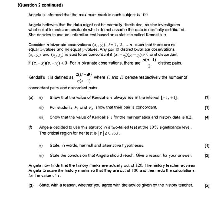 Solved 2. [Maximum mark: 29] This question considers the | Chegg.com