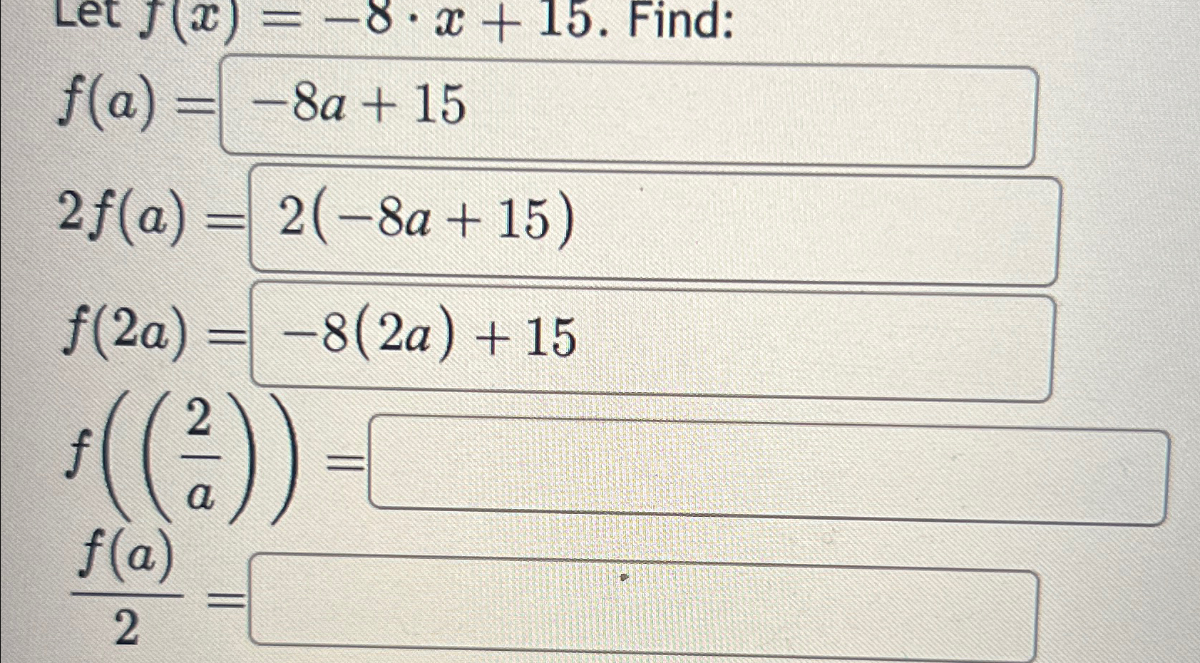 Solved Please help explain how to simplify the last two? | Chegg.com