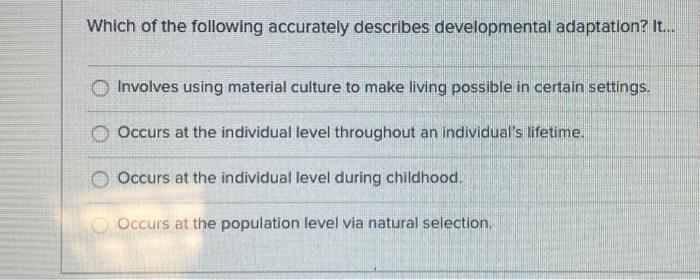 Solved Which of the following accurately describes | Chegg.com