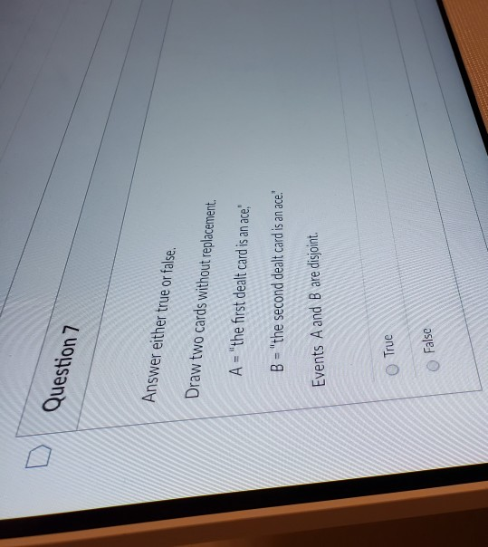 Solved Question 7 Answer either true or false. Draw two | Chegg.com
