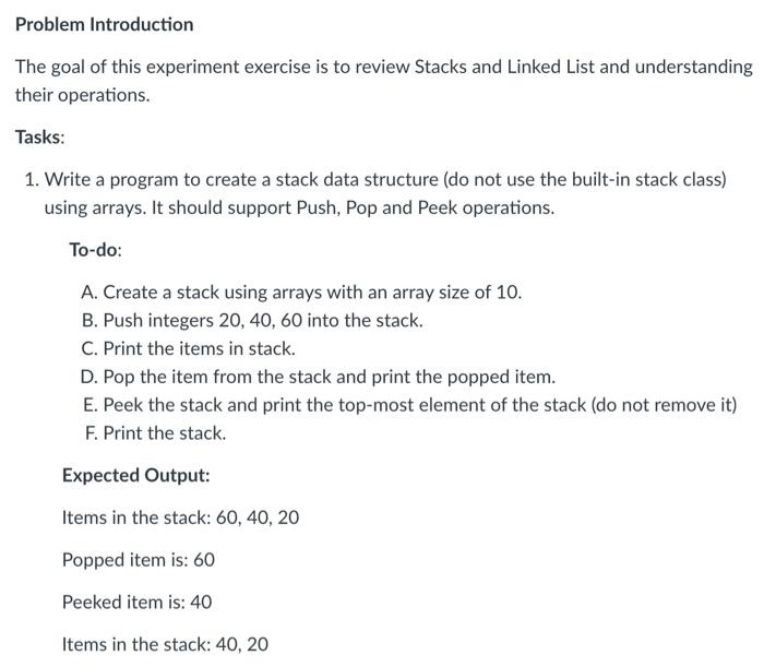 Solved oblem Introduction he goal of this experiment | Chegg.com