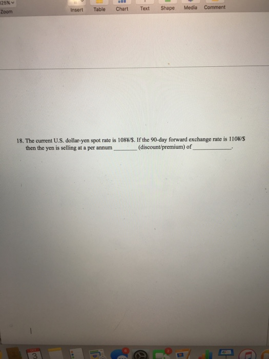 Solved 125% Zoom Insert Table Chart Text Shape Media Comment | Chegg.com