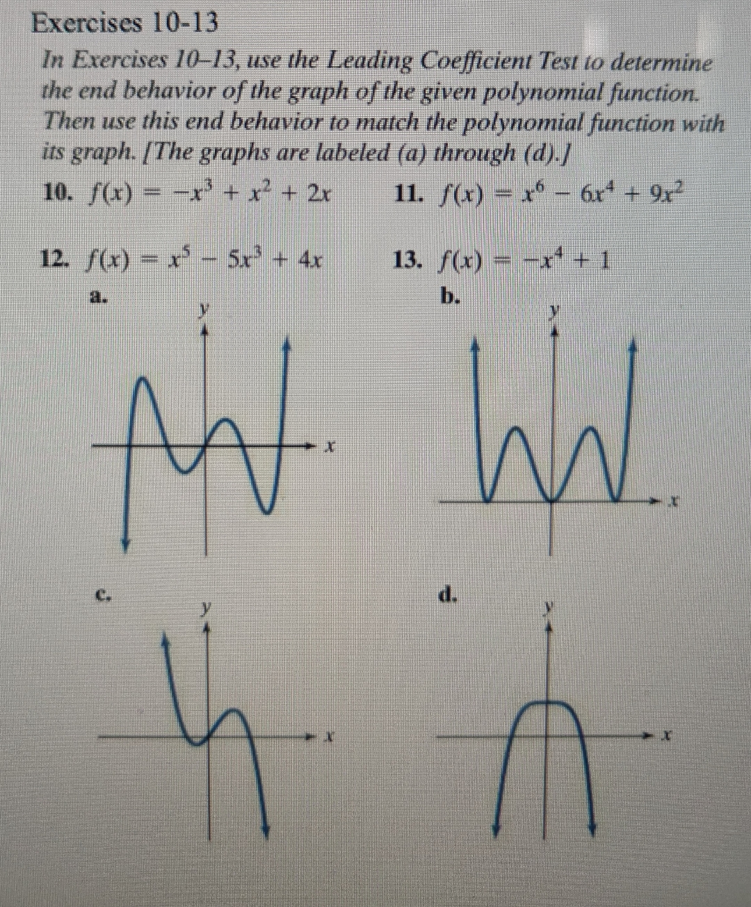 Solved How to solve Exercises 10-13In Exercises 10-13, ﻿use | Chegg.com