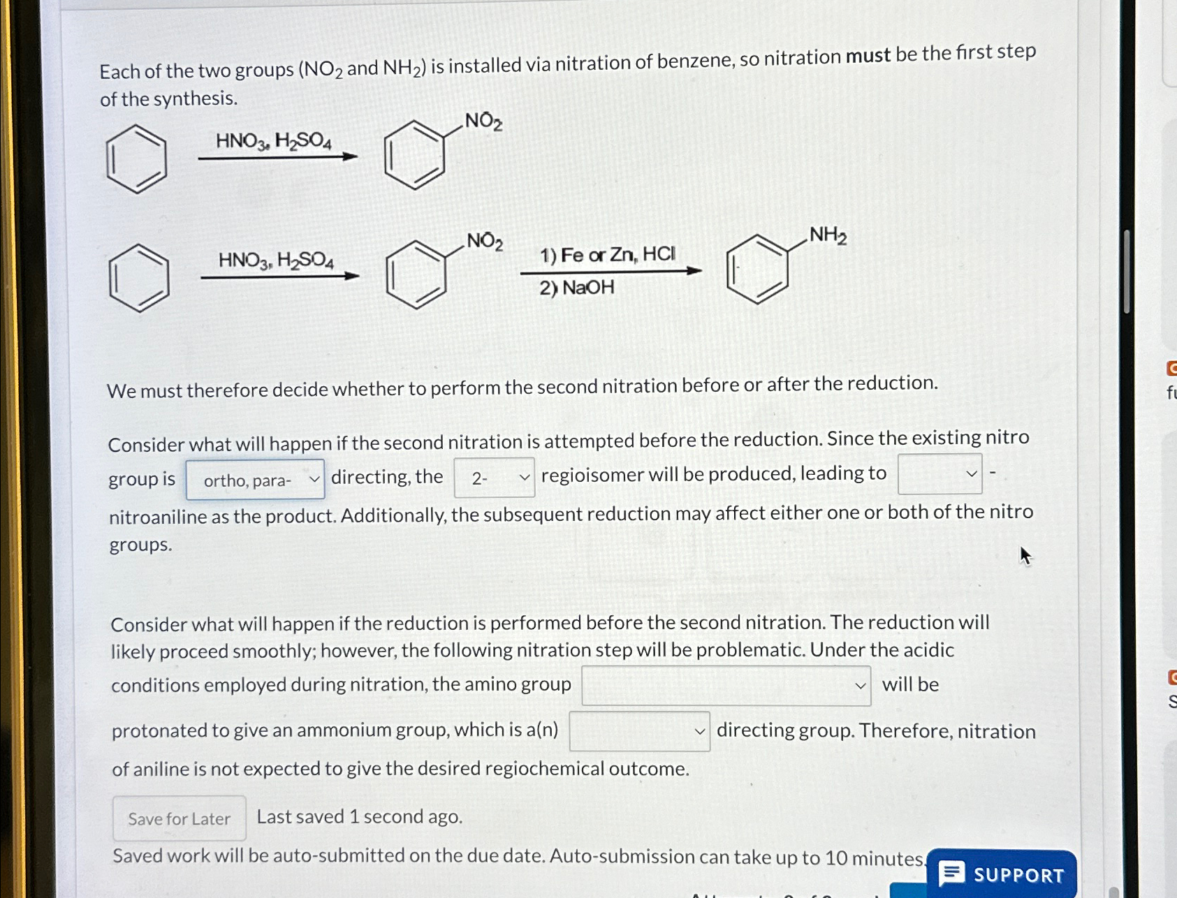 Solved Each of the two groups and NH2 ) ﻿is installed via | Chegg.com